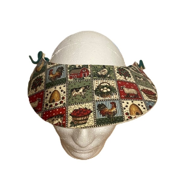 Vintage | Accessories | Vintage Chicken Gardening Visor Farming Honey ...
